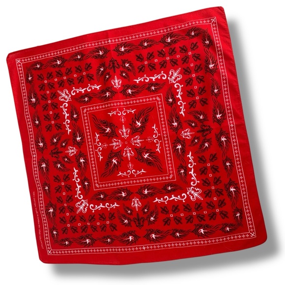 None | Accessories | Vintage Classic Red Bandana | Poshmark